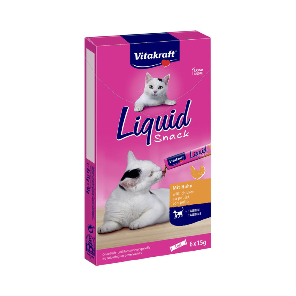 Kattesnack flydende med kylling