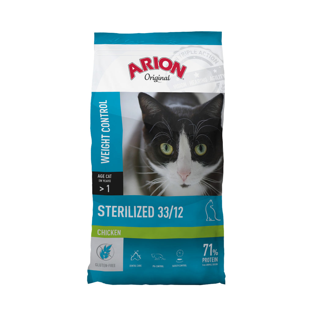 ARION Cat Sterilized Weight Control - Chicken - 7,5 kg